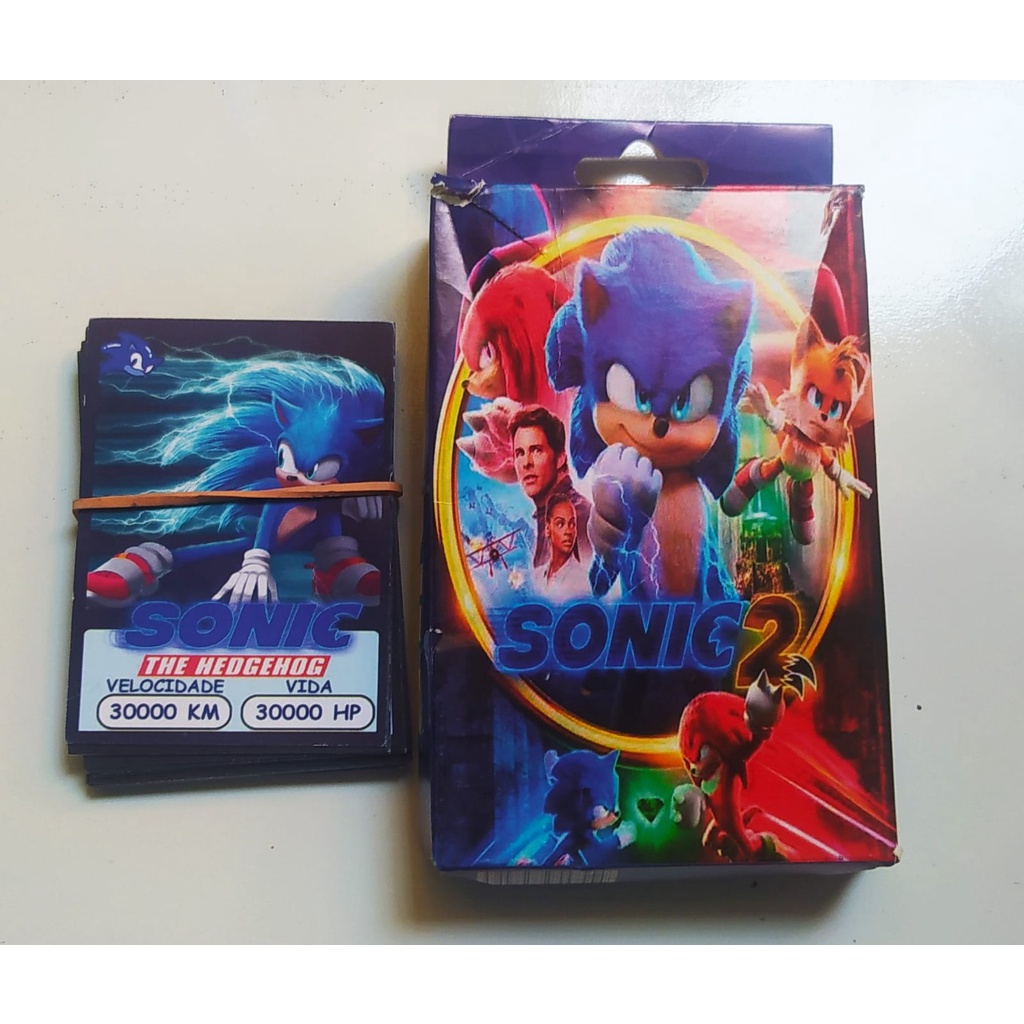 Cartas sonic 48 cartas | Shopee Brasil