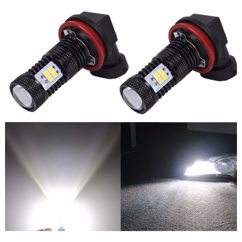 Lampadas H8 H11 H16 16 Led 3030 Farol Neblina Milha 1000lm | Shopee Brasil