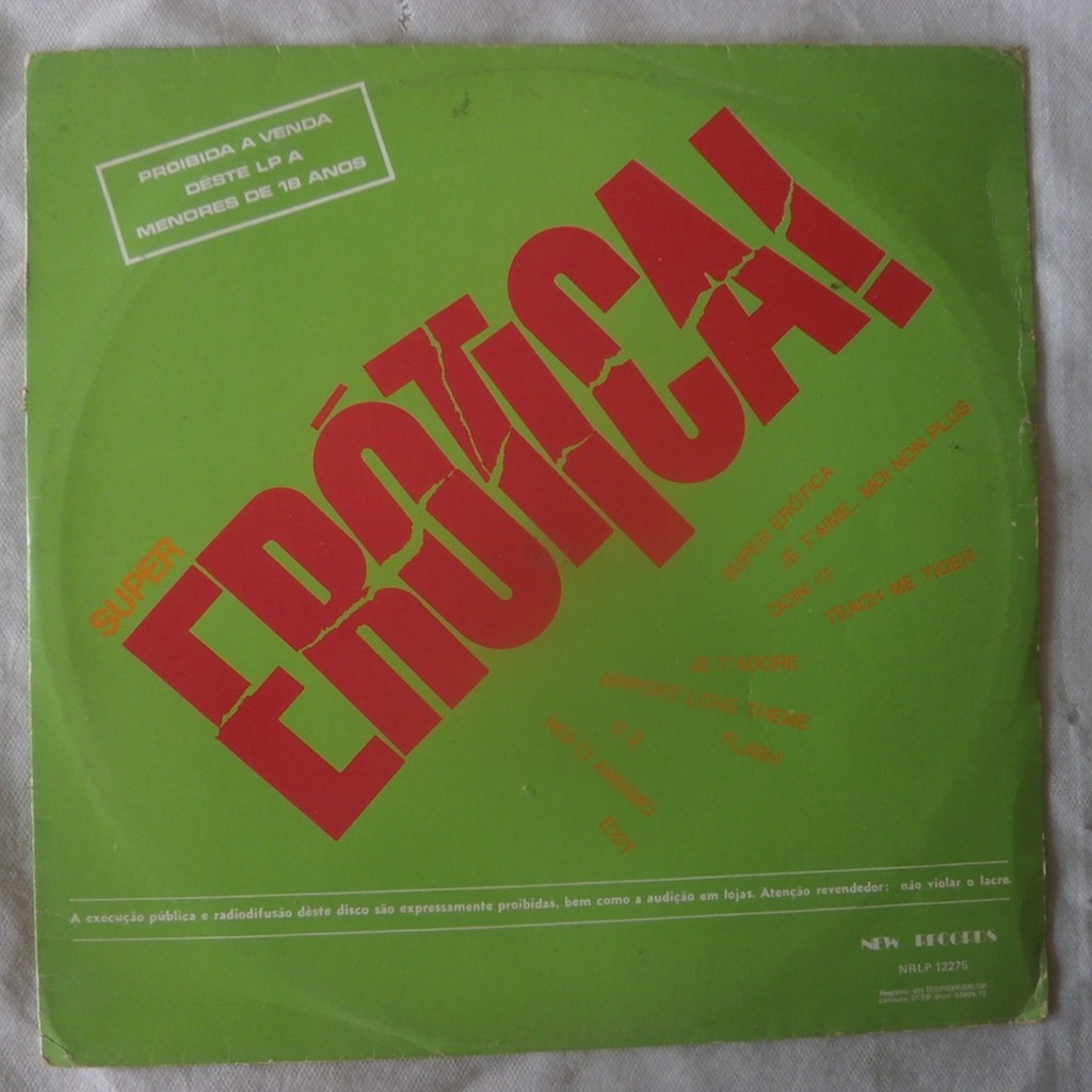 Lp Super Erótica 1970, Disco De Vinil | Shopee Brasil