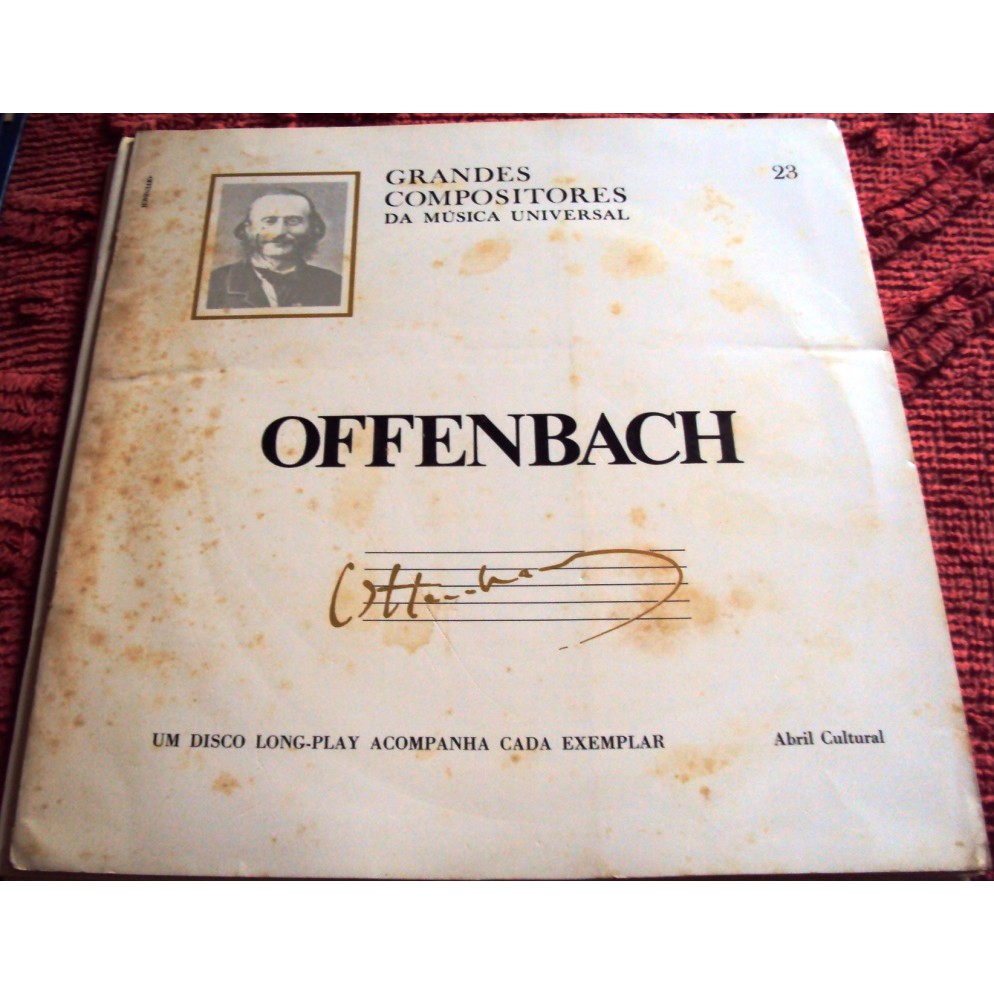772 Mvd- LP 1969- Música Clássica- Offenbach- Vol 23- Grandes ...