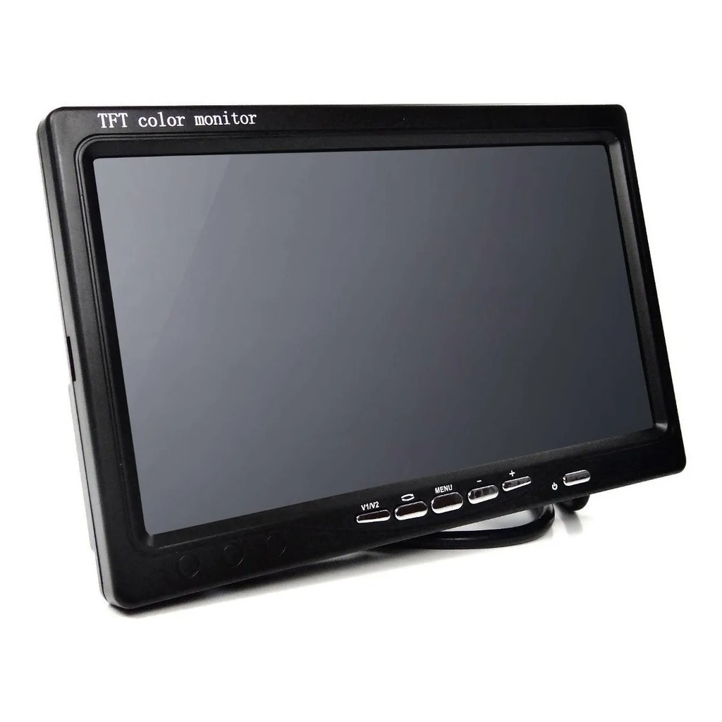 Monitor Lcd Veicular Digital 7 Polegadas Portátil Cftv | Shopee Brasil