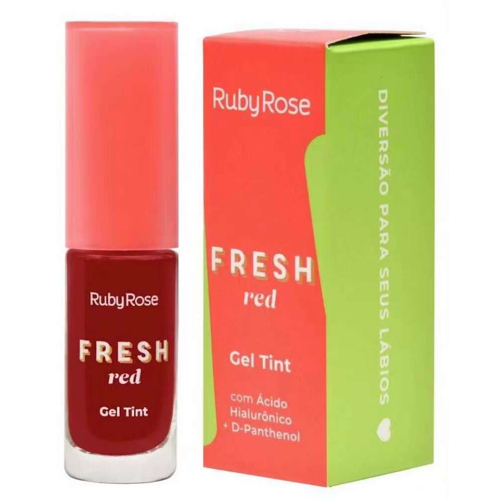 Gel Tint Labial Ruby Rose Cor Fresh Red Hb-554 | Shopee Brasil