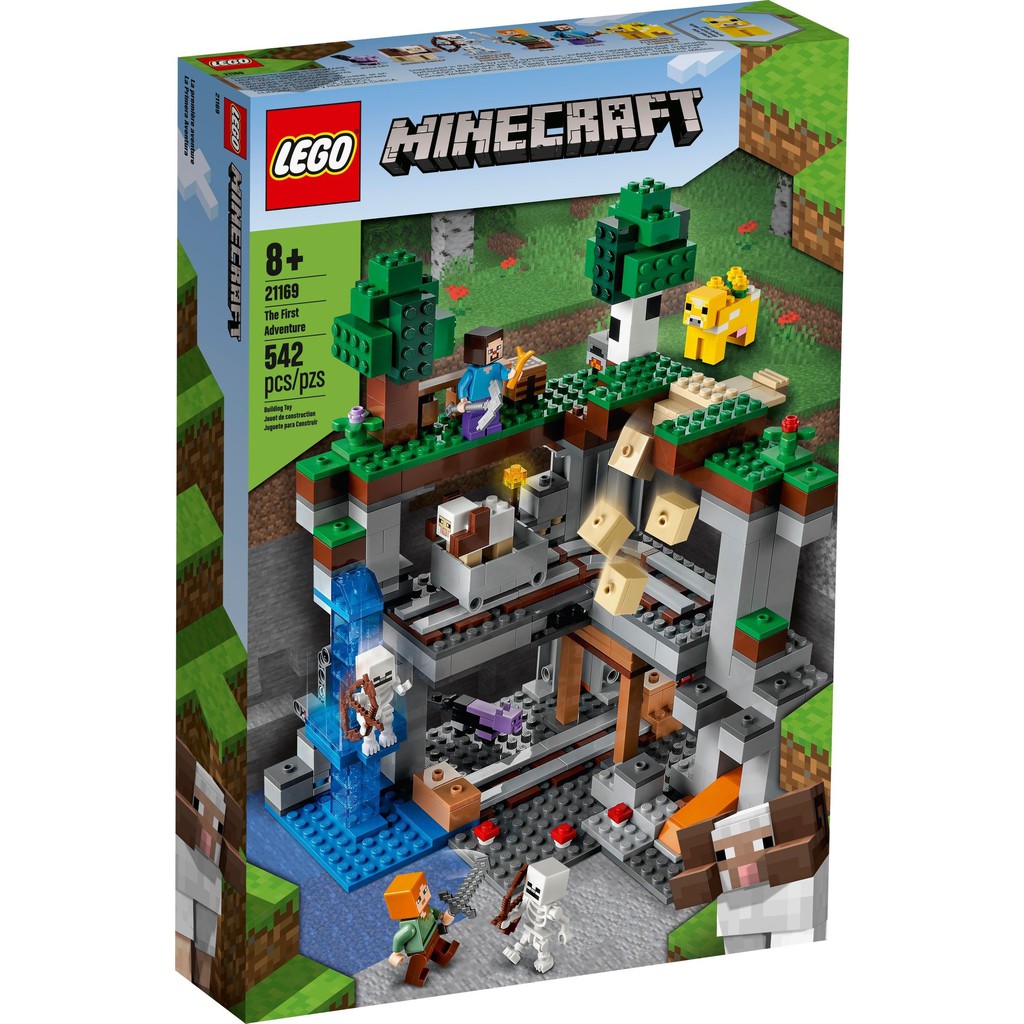 Lego 21169 - A Primeira Aventura - Lego Minecraft | Shopee Brasil