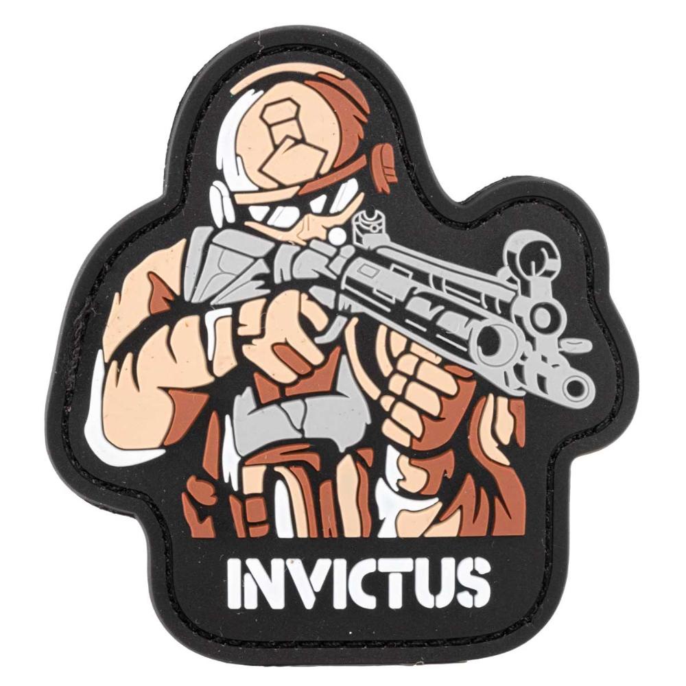 Patch Emblema Emborrachado Invictus In Position | Shopee Brasil