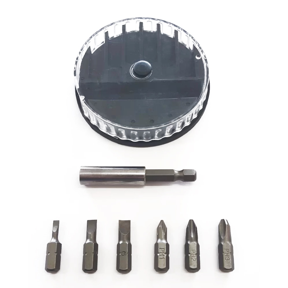 Jogo de 6 Bits + Porta Bit Magnético Com Estojo Plástico Makita - D ...