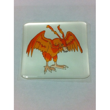 Adesivo Resinado Birdramon (digimon) 8 X 8,5 Cm | Shopee Brasil