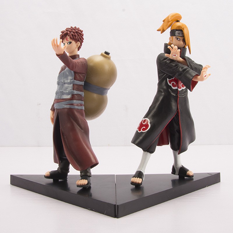 2Pcs/Set 16-18cm Anime Naruto Figure Gaara Deidara Model Ornament PVC ...