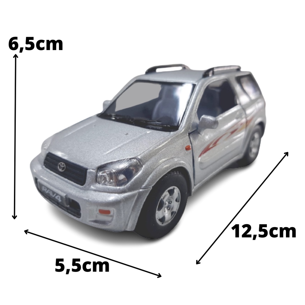 Miniatura Toyota Rav4 Escala 1/32 | Shopee Brasil