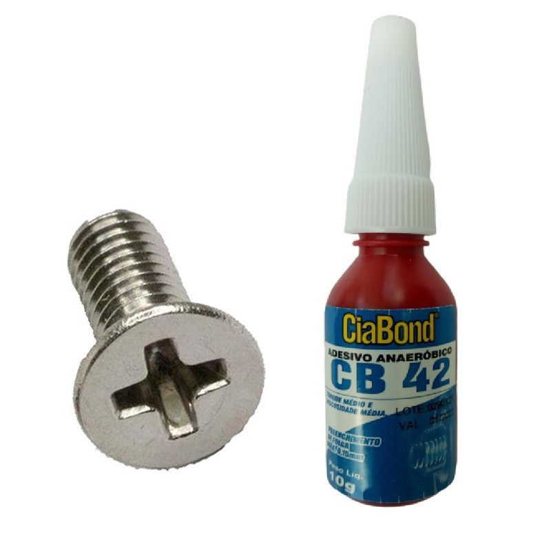 Cola Médio Torque Rosca Parafuso Cb 42 Azul 10g Ciabond - Escorrega o Preço