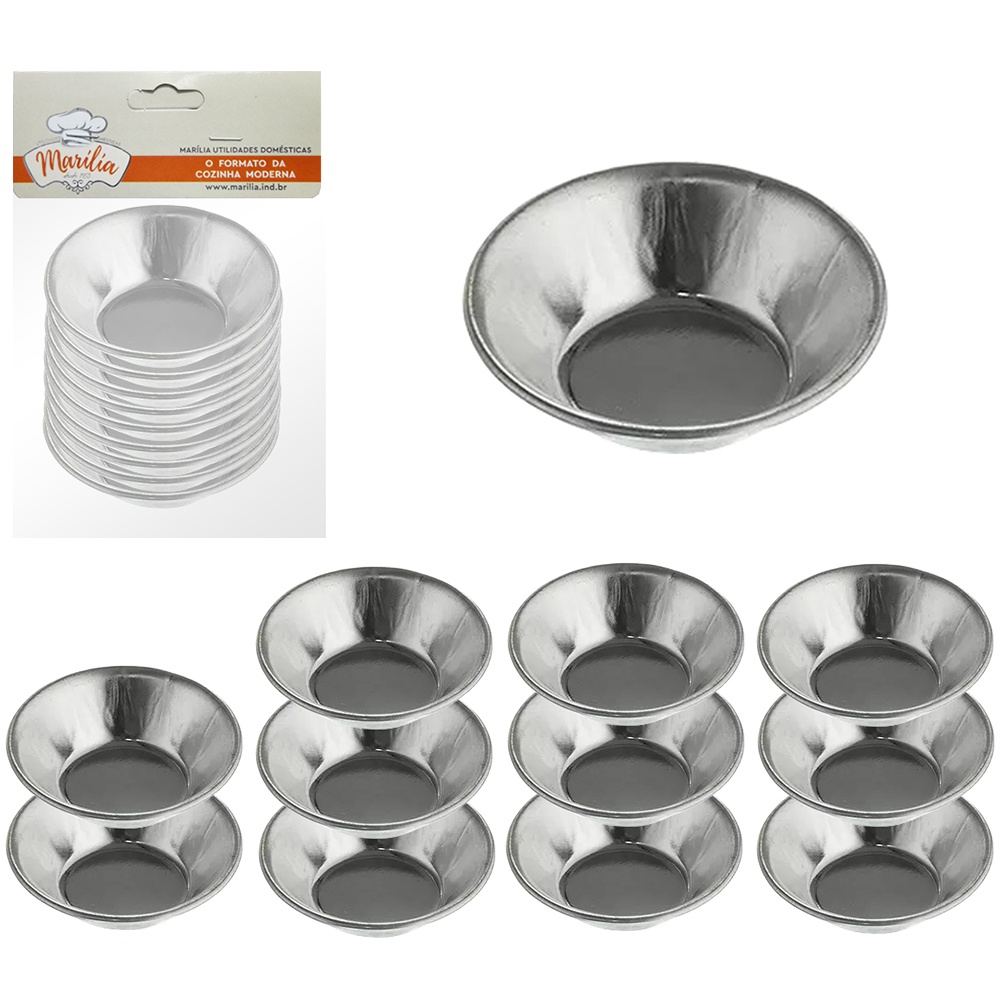 12 unidades Formas Para Empada E Salgados N°00 Forminhas Mini | Shopee ...
