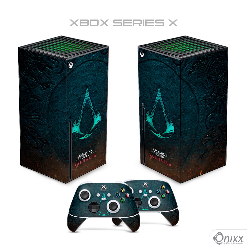 Skin XBOX Series X Adesiva Assassin's Creed Valhalla Rune | Shopee Brasil