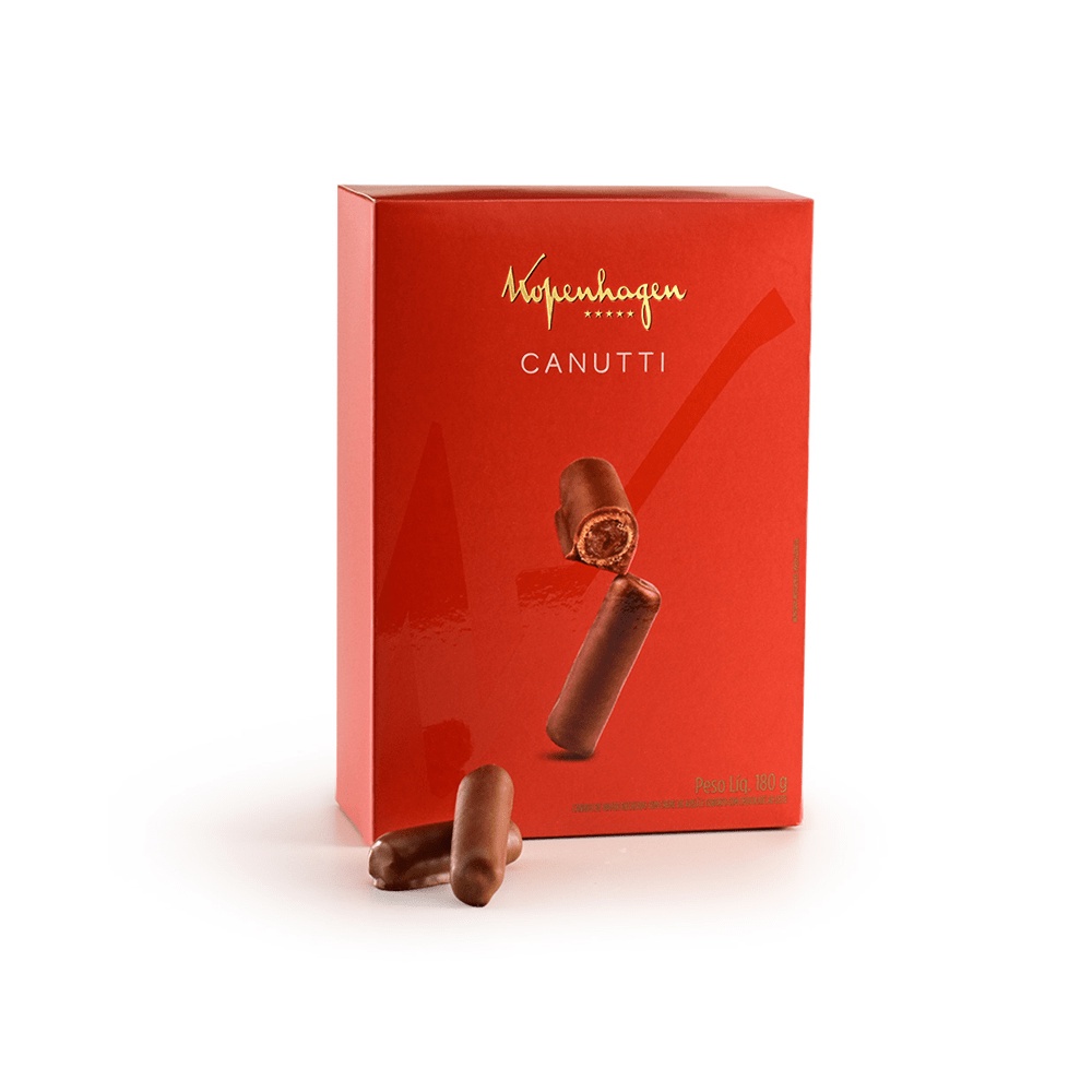 Canutti 180G - Kopenhagen chocolate | Shopee Brasil