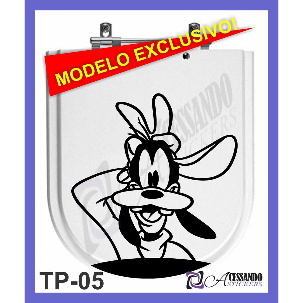 Adesivo Decorativo De Parede Banheiro Caixa Acoplada PATETA - DISNEY ...