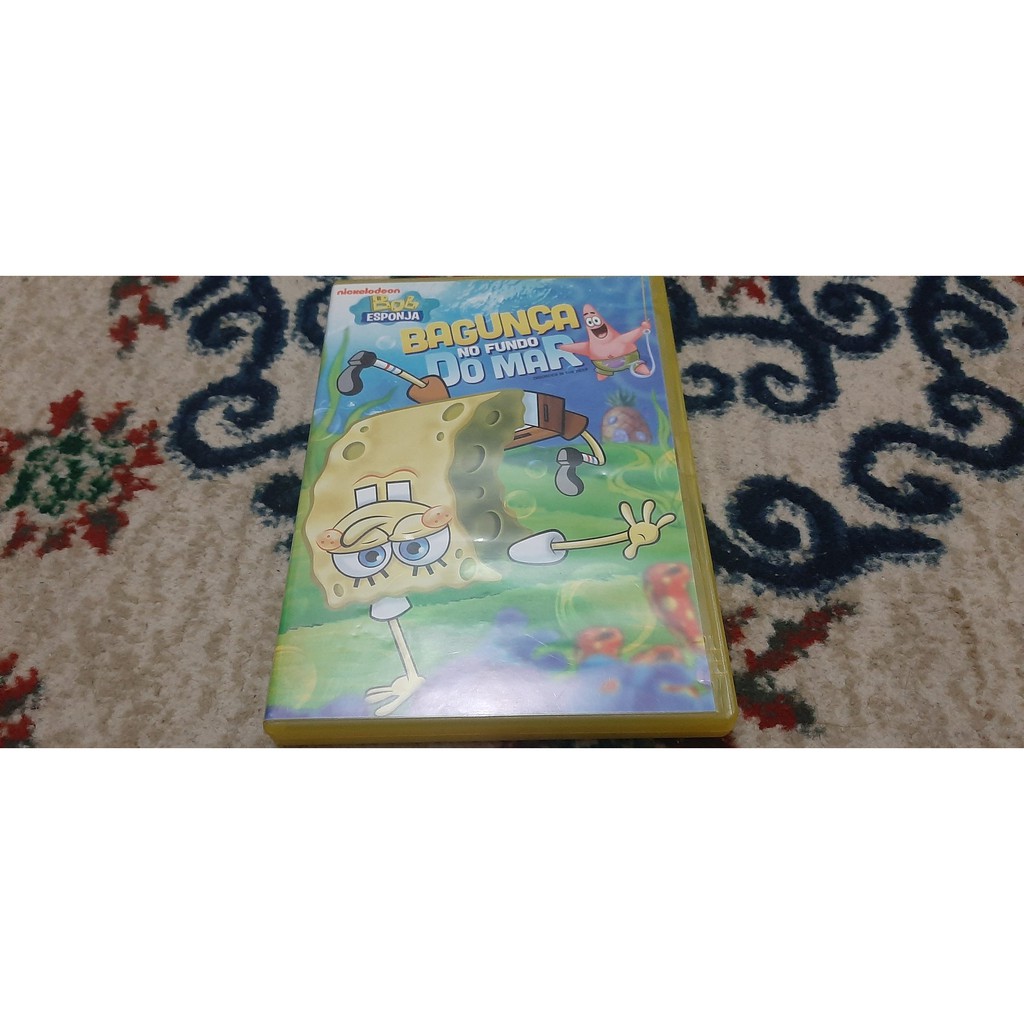 DVD Bob Esponja - Bagunça no Fundo do Mar | Shopee Brasil