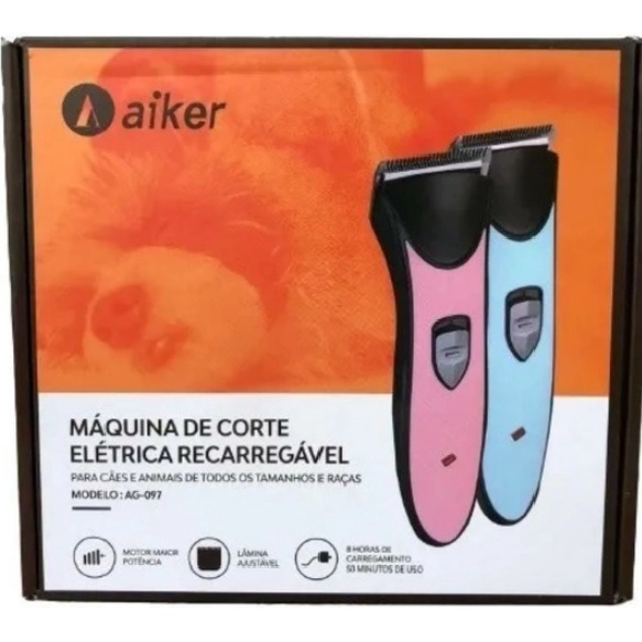 Maquina De Tosa Corte Sem Fio Profissional para Cães Gatos Ag-097 ...