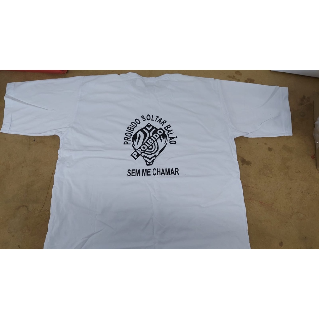 CAMISETA PROIBIDO SOLTAR BALÃO SEM ME CHAMAR - TAMANHO GG BALONISMO ...