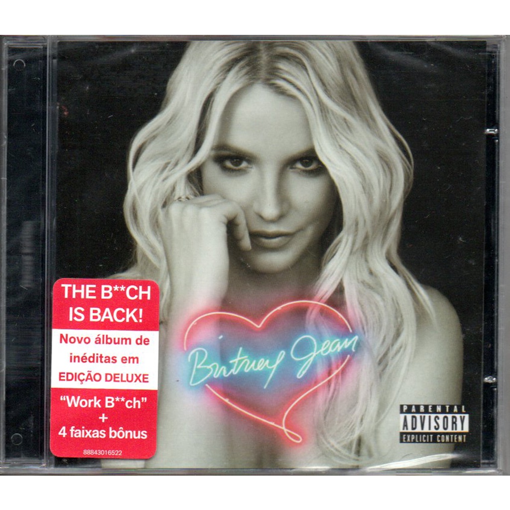 Cd Britney Spears Jean Edição Deluxe | Shopee Brasil