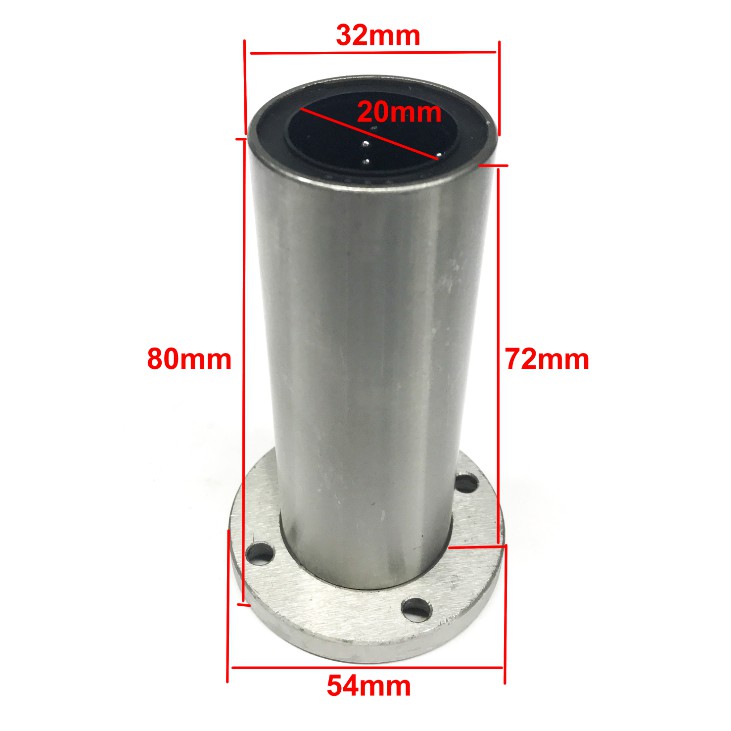 Rolamento Linear Longo Com Esferas Flange Redonda para Eixo Guia Linear ...