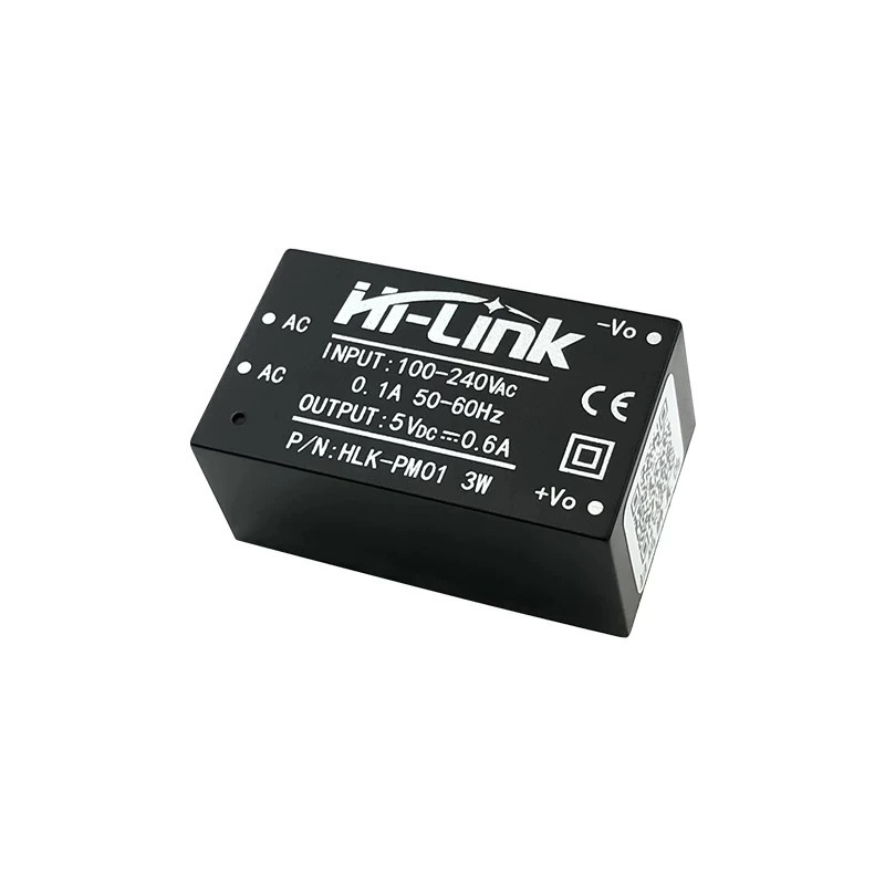 Fonte Hi Link HLK-PM01 5V / 0.6A / 3W AC-DC 110/220V Bivolt automático ...