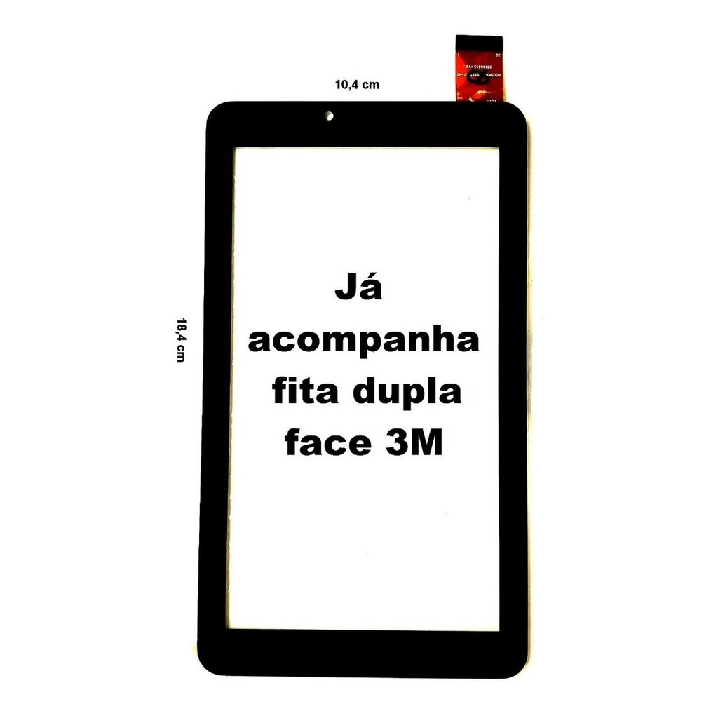 Tela Touch Vidro Tablet Multilaser M7s Plus 7 Polegadas | Shopee Brasil
