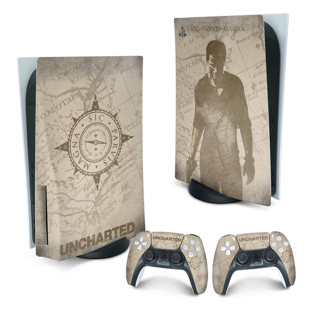 Skin PS5 Playstation 5 Adesivo - Uncharted | Shopee Brasil