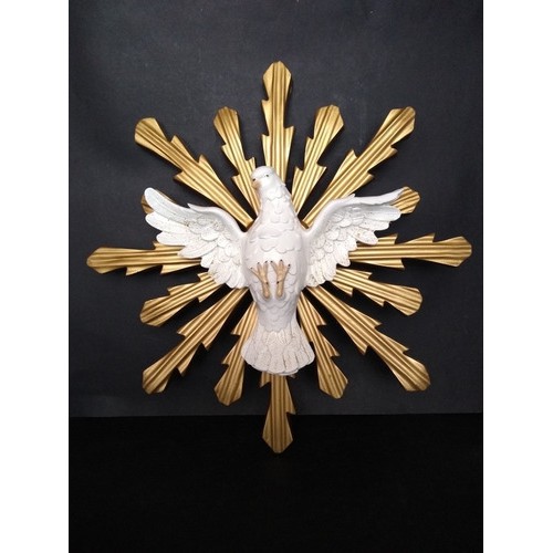 Imagem Divino Espirito Santo Resplendor 32cm (resina) Parede | Shopee ...