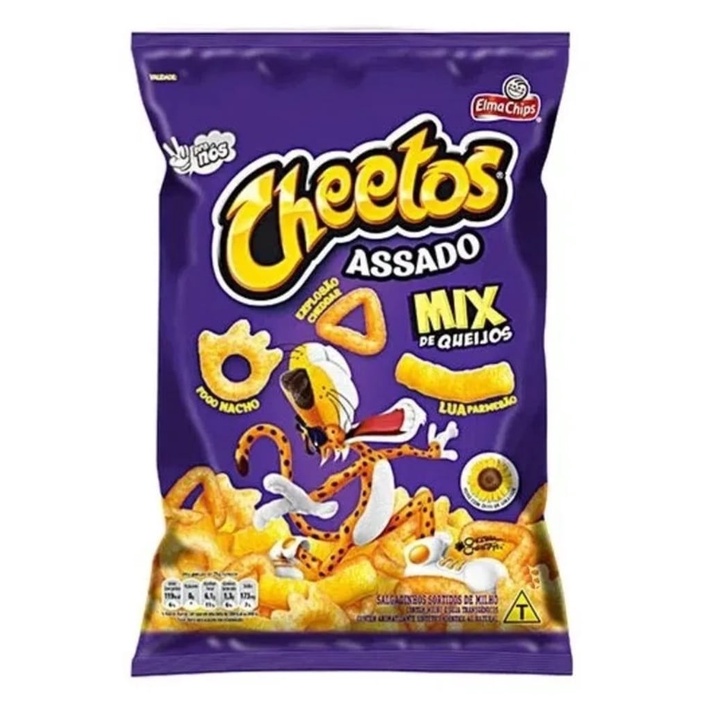 Salgadinho Cheetos Mix de Queijos 82g Elma Chips | Shopee Brasil