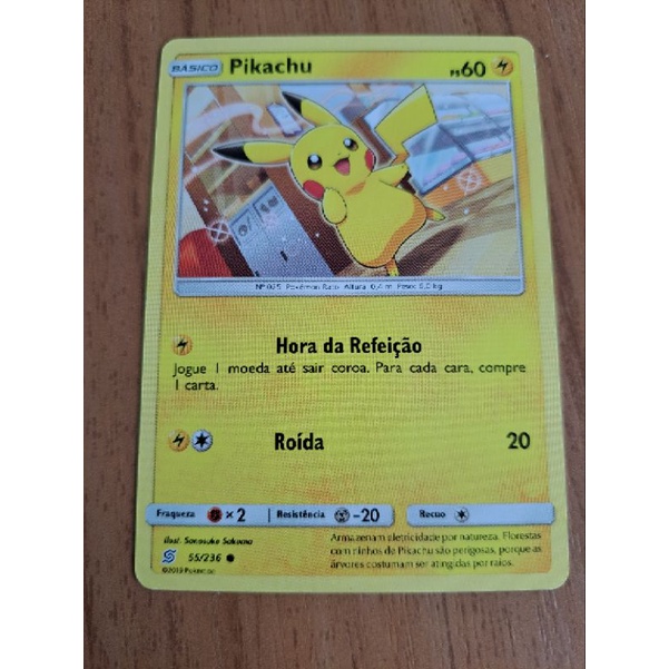 Card Pokémon Pikachu original e nova | Shopee Brasil