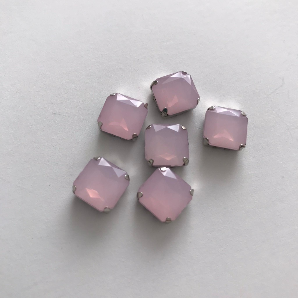 Carré Antique engrampado 10x10 rosa opal c/6 | Shopee Brasil