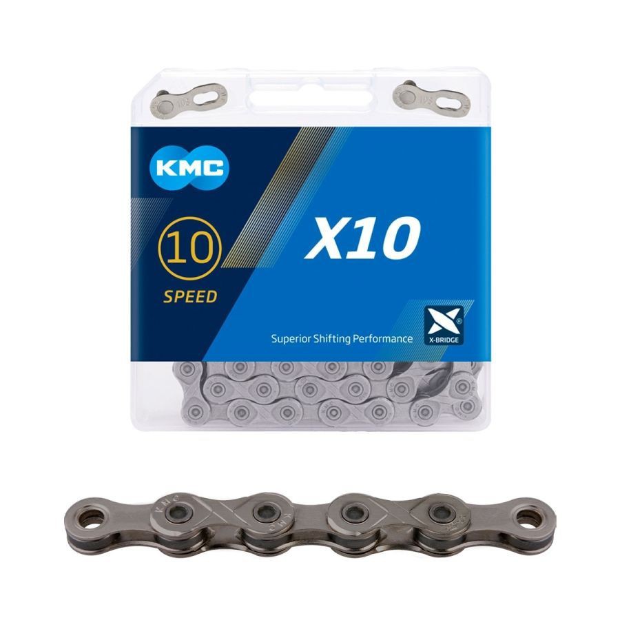 Corrente Kmc X10 10v 116l Bike Shimano Sram Mtb Speed Original | Shopee Brasil
