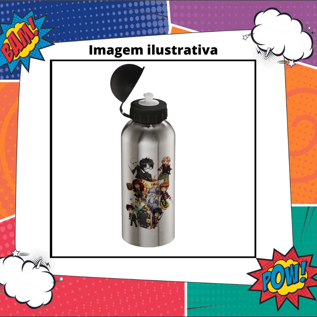Squeeze/Garrafinha de Alumínio Personalizada Personagens do Filme/Livro ...