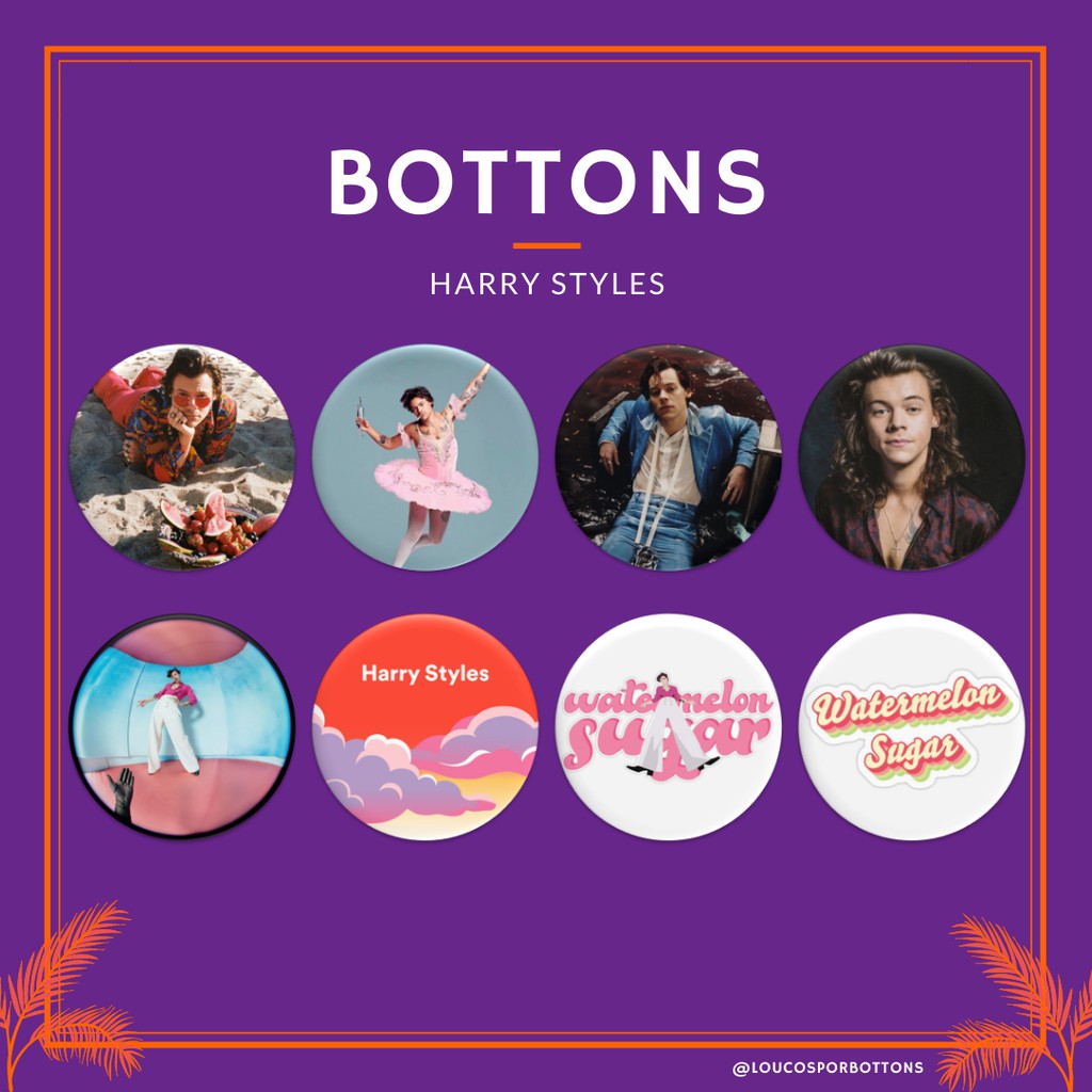 Bottons Harry Styles | Shopee Brasil