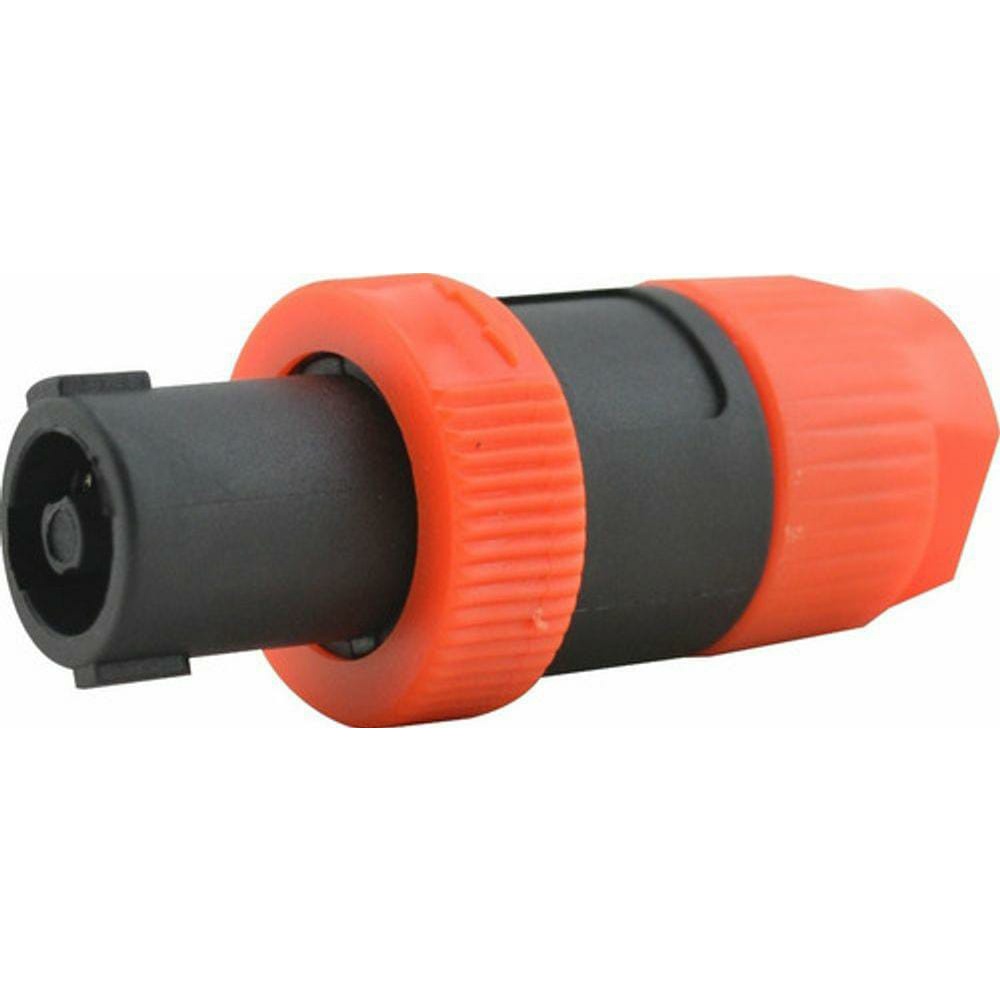 Kit Conector Plug Speakon Macho 4 Vias Laranja S/Trava | Shopee Brasil