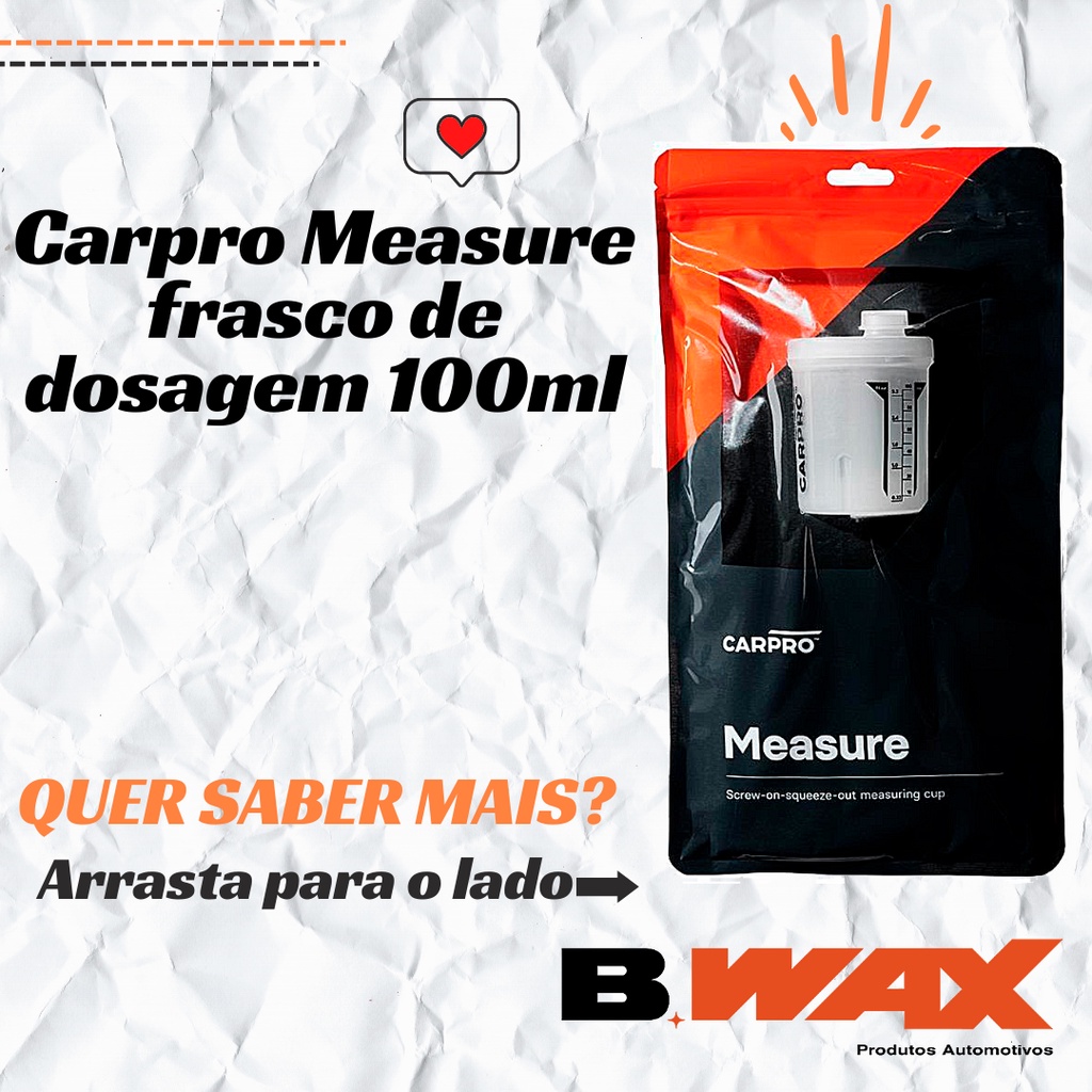 Carpro Measure frasco de dosagem 100ml | Shopee Brasil