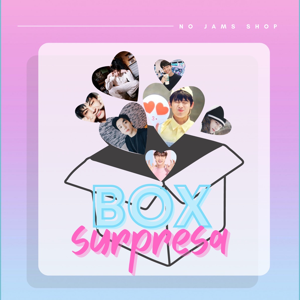 Box Surpresa Kpop Bts Blackpink Stray Kids Enhypen Txt Seventeen Ateez ...