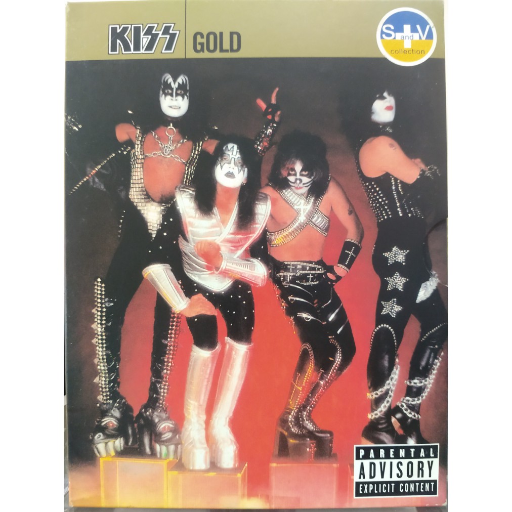 Box 2 CDs + DVD Kiss Gold edição especial para colecionador com 3 ...