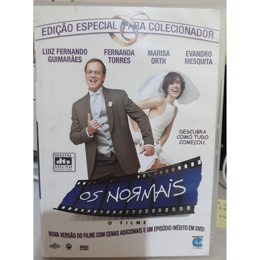 lote Dvd Os Normais O Filme + série com 6 episódios fernanda Torres ...