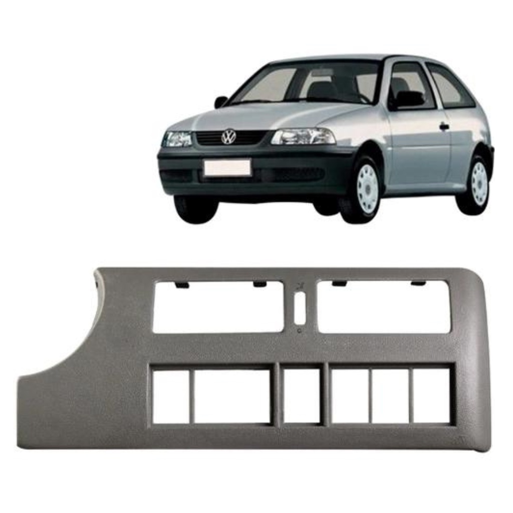 Moldura Central Painel Gol G3 Parati/Saveiro Cinza Flanel | Shopee Brasil