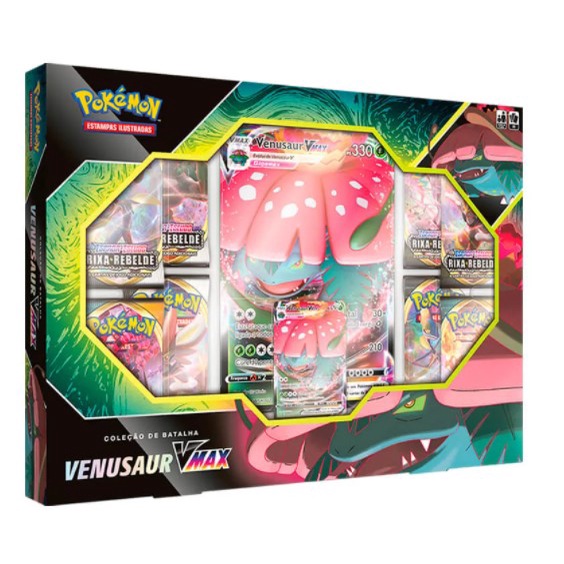 Box Venusaur VMAX - Coleção de Batalha | Shopee Brasil