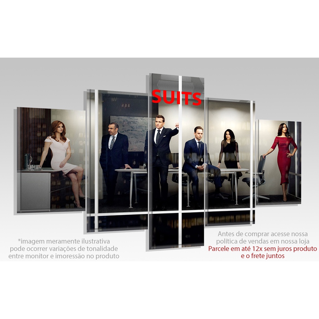 Quadro Personalizado Painel Mosaico SUITS HOMENS DE TERNO Harvey ...