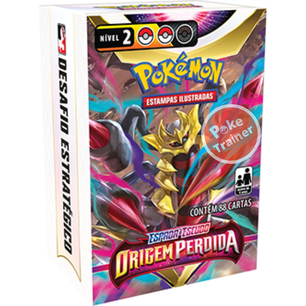 Pokémon TCG - Kit de Desafio Estratégico Espada e Escudo 11 – Origem Perdida - Oficial Copag ...