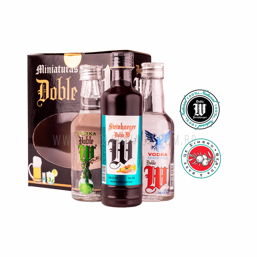 KIT MINIATURAS DOBLE W | Shopee Brasil