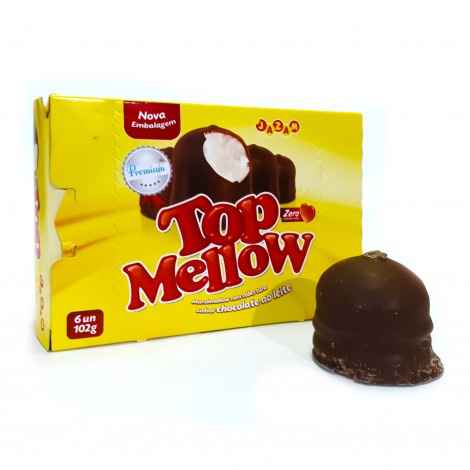 MARSHMALLOW COM CAMADA DE WAFER E COBERTURA SABOR CHOCOLATE - TOP ...