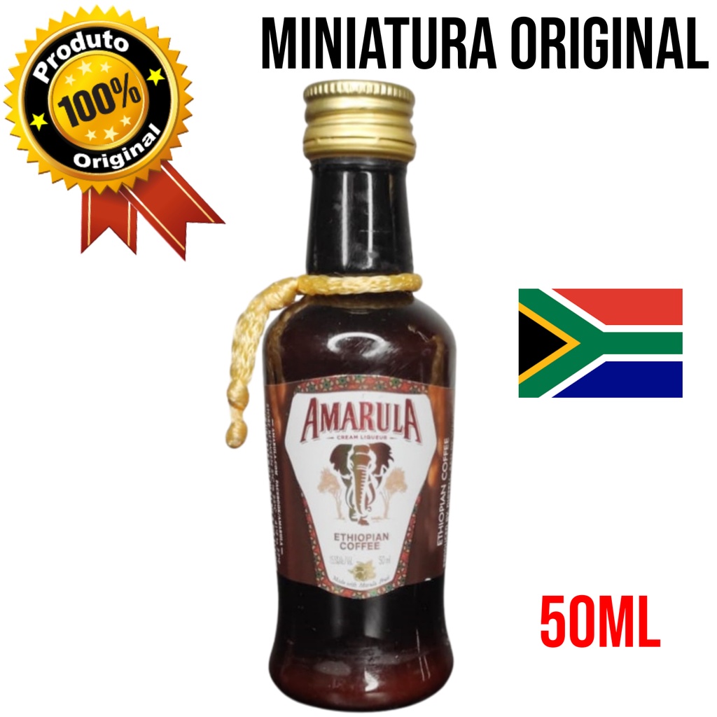 Mini Licor Amarula Ethiopian Coffee 50ml | Shopee Brasil