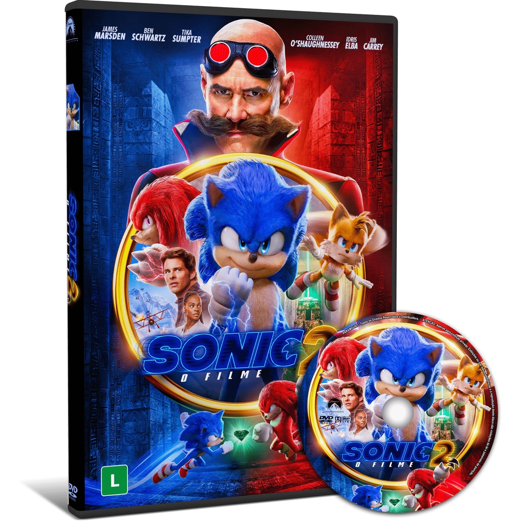 DVD Sonic 2 (2022) | Shopee Brasil