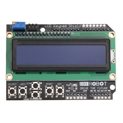 Display Lcd Keypad Shield 16x02 C/ Teclado + Botões | Shopee Brasil