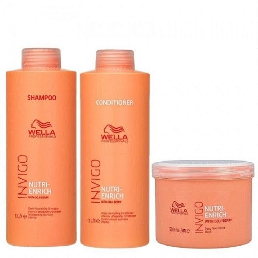 Kit Wella Invigo Nutri-enrich 3 produtos Grande | Shopee Brasil