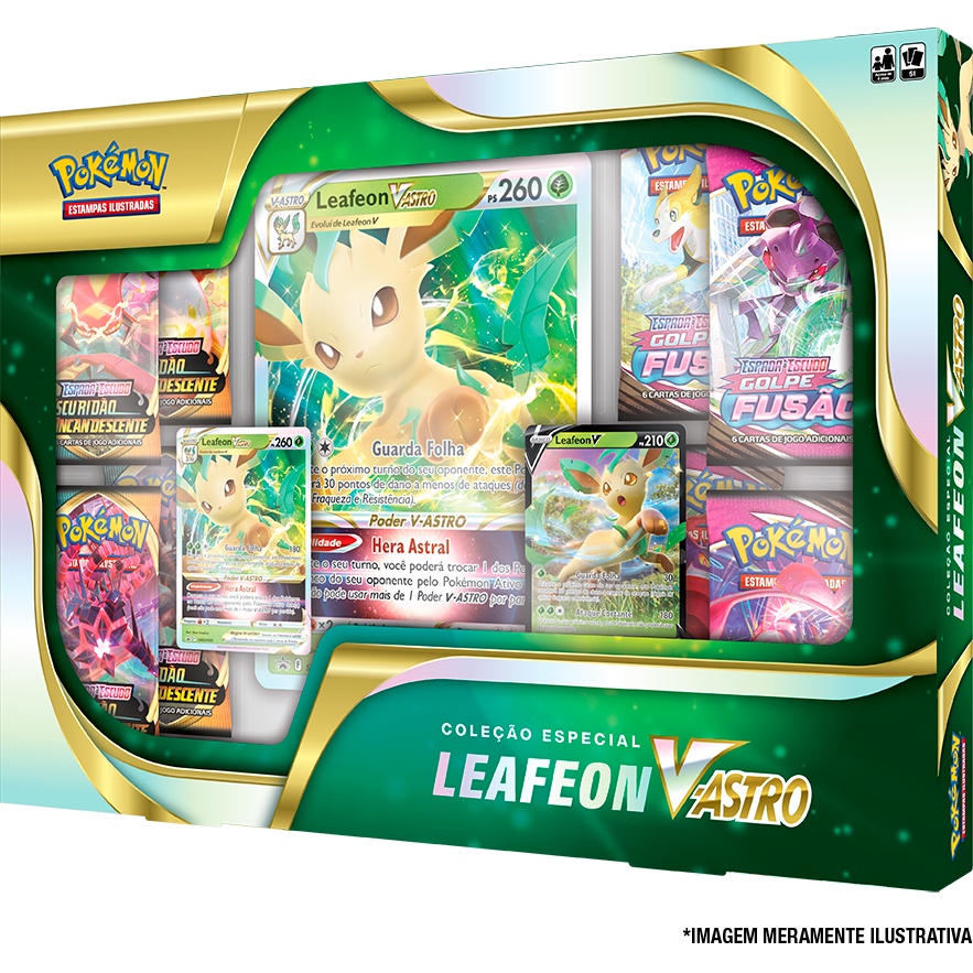 Box Coleção Especial Leafeon V-Astro ENVIO IMEDIATO | Shopee Brasil