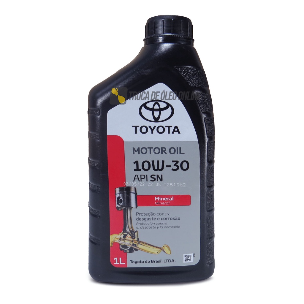 Toyota 10W30 API SN Mineral | Shopee Brasil