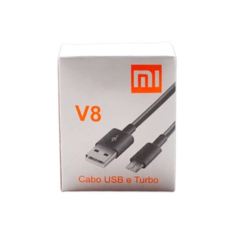 Cabo usb v8 Turbo 1 Metro Micro usb Carga rápida | Shopee Brasil